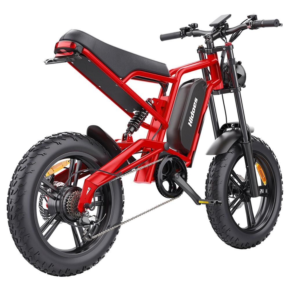 Hidoes B6 Electric Bike 1200W 48V 15Ah Red