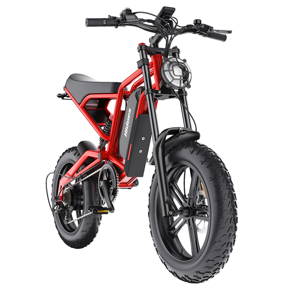 Hidoes B6 Electric Bike 1200W 48V 15Ah Red