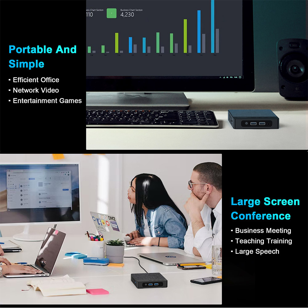 GXMO N4 Mini PC 6+64GB US Plug