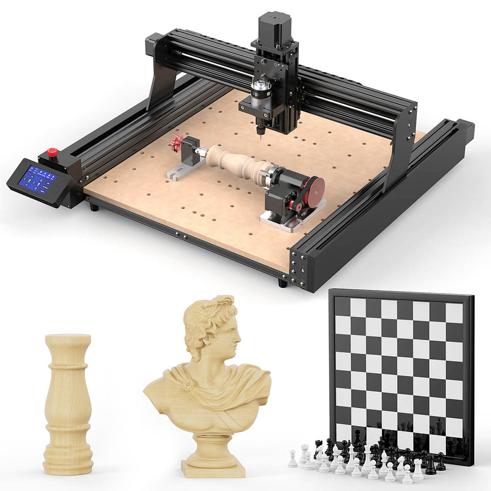 TWO TREES 4th Axis CNC Rotary Module Kit for TTC450 Laser | Europe