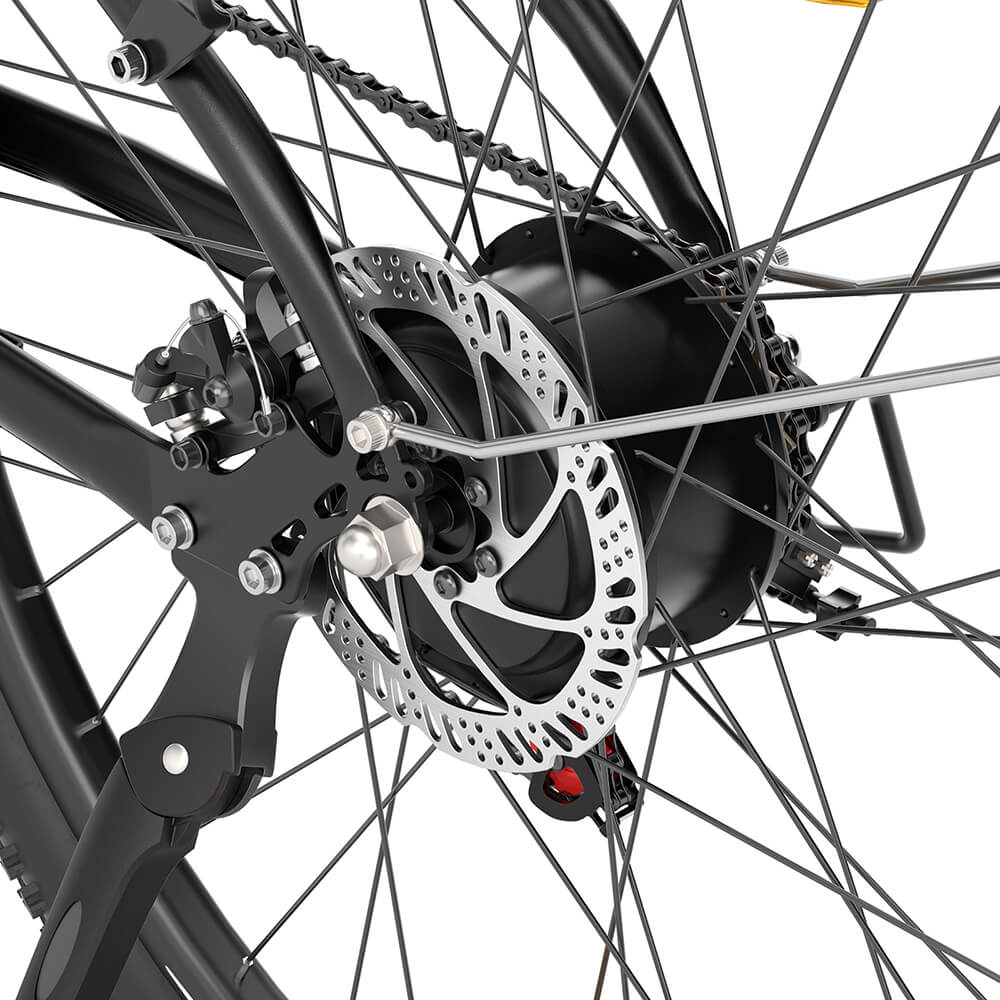 Touroll J1 27.5 inch e-Bike 15.6Ah Battery Max 100km Range Black | Poland