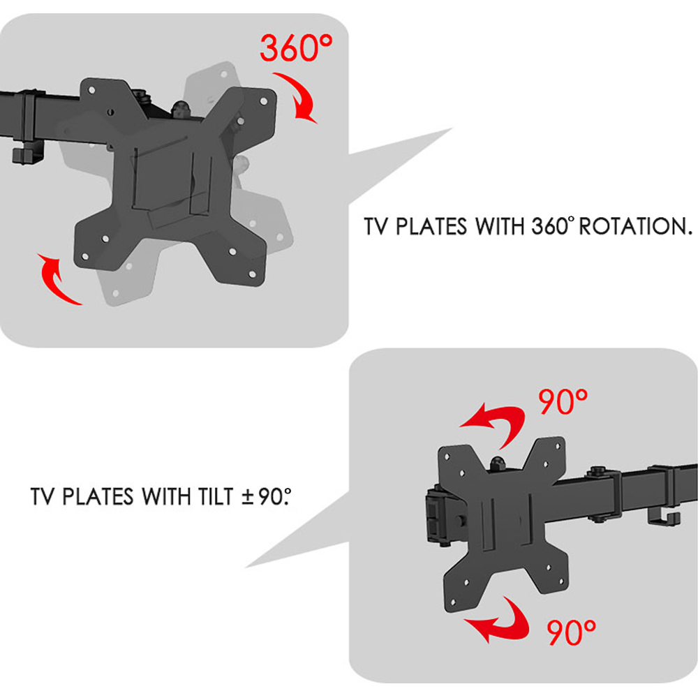 M051 Single Arm Single Monitor Stand