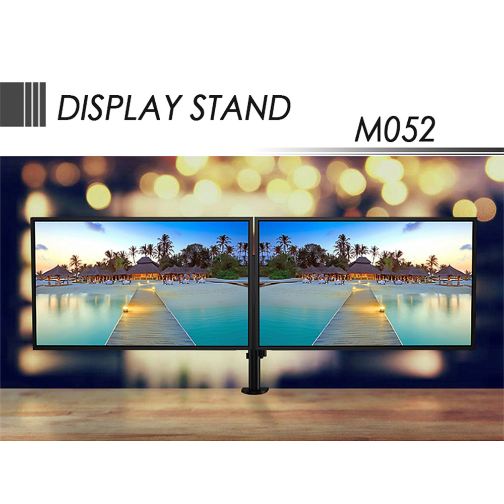 M052 Dual Arm Dual Monitor Stand
