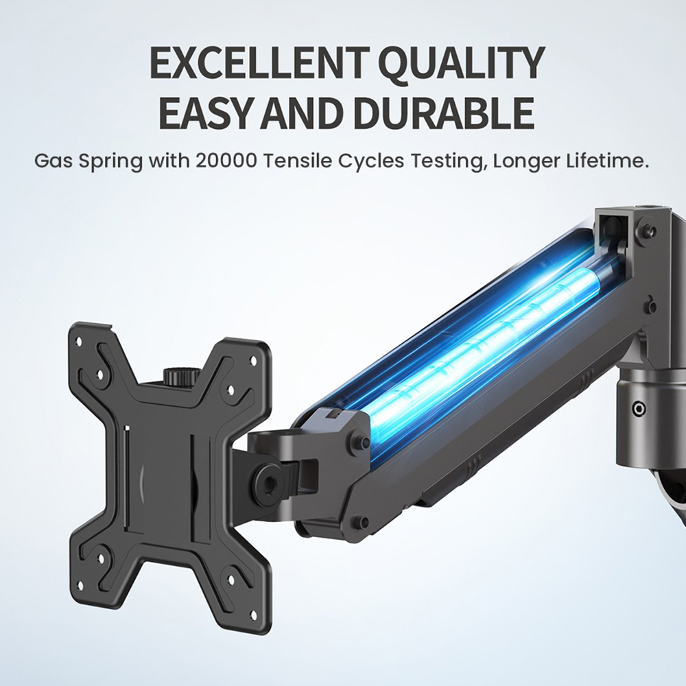 M252 Gas Spring Single Monitor Stand
