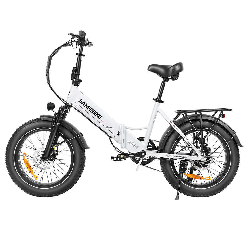 SAMEBIKE LOTDM200-II Folding Electric Bike White