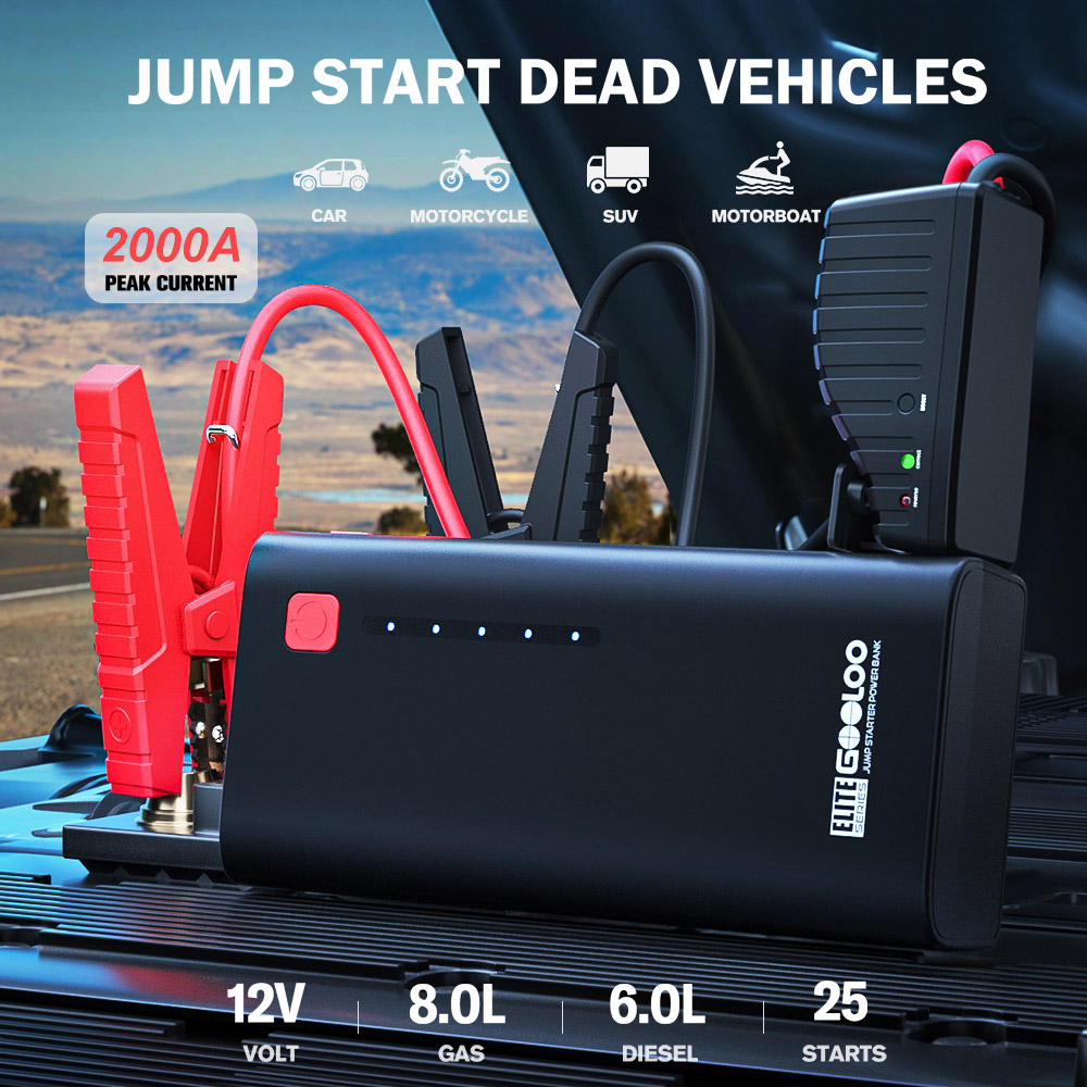 Jump starter power bank gooloo store