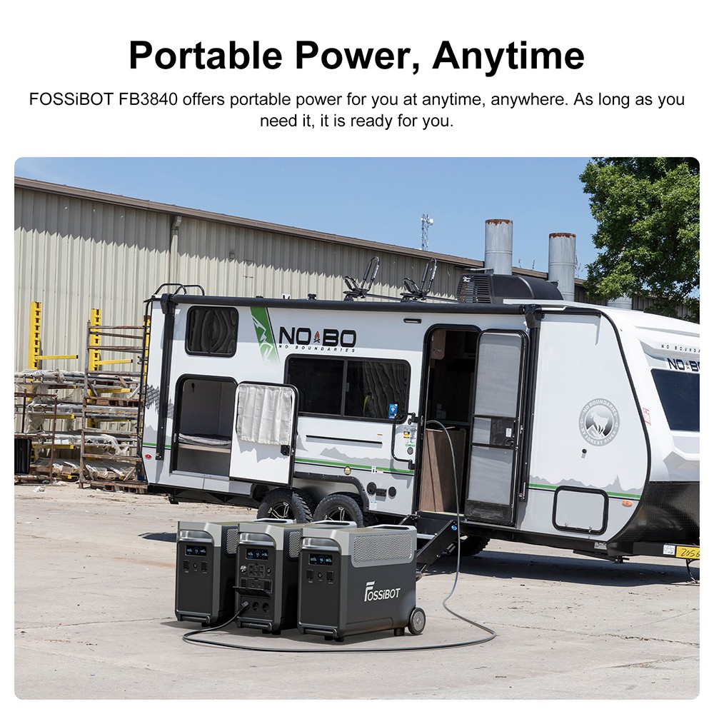 FOSSiBOT FB3840 3840Wh Expansion Battery for F3600 Pro | Europe