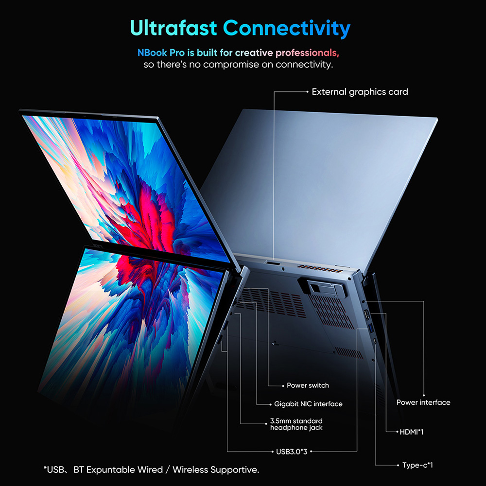 N-one Nbook Pro Dual Screen Laptop
