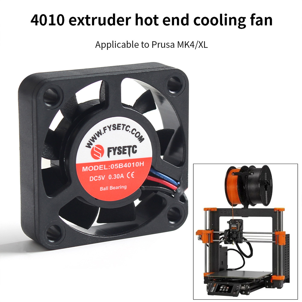 FYSETC Extruder Hotend Cooling Fan for Prusa MK4/XL 4010
