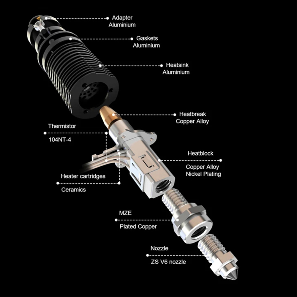 Trianglelab Rapido ACE HF Hotend PT1000 Thermistor