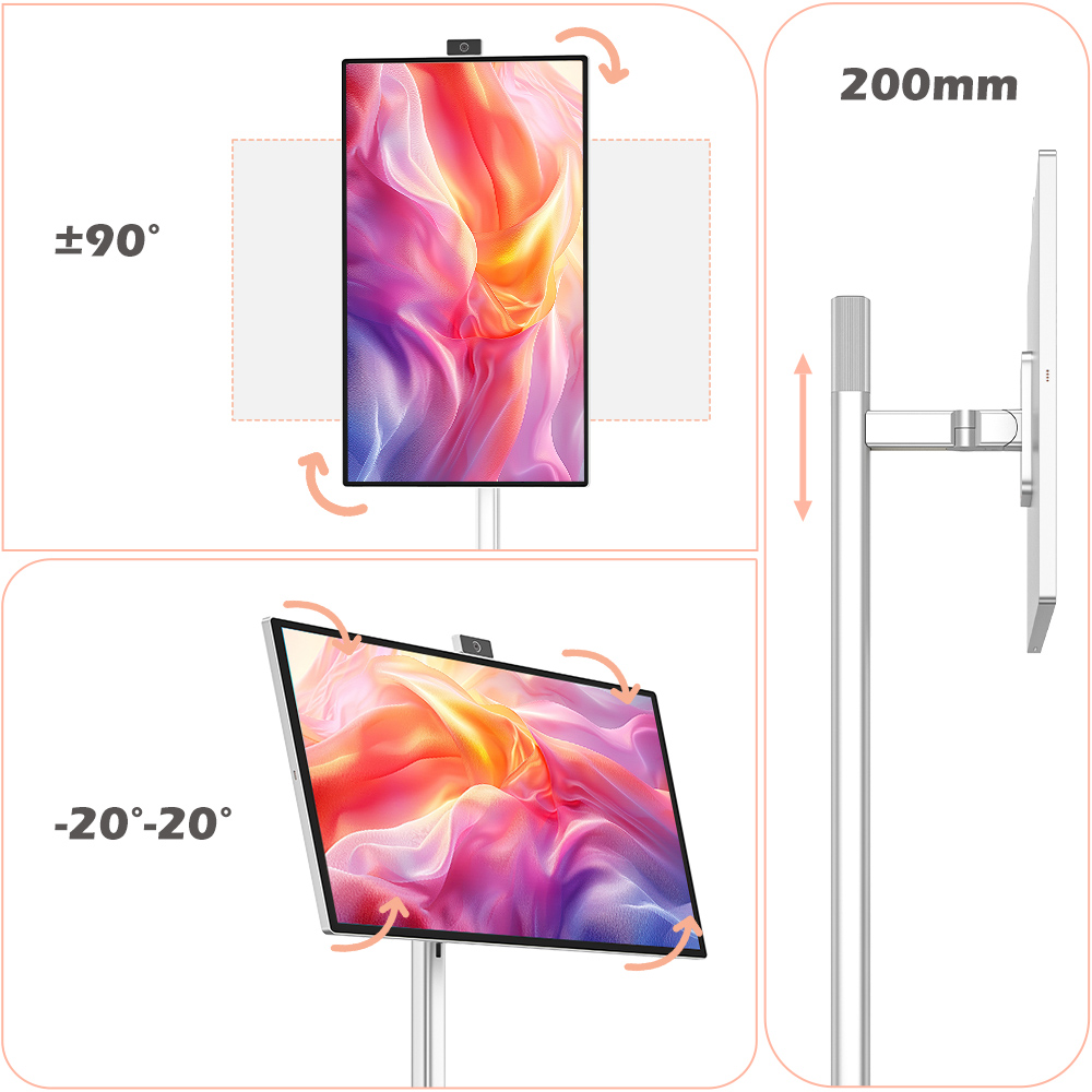 Titan Army V32D4U Pro Flat 16:9 VA UHD 76Hz Portable Smart Screen | Poland