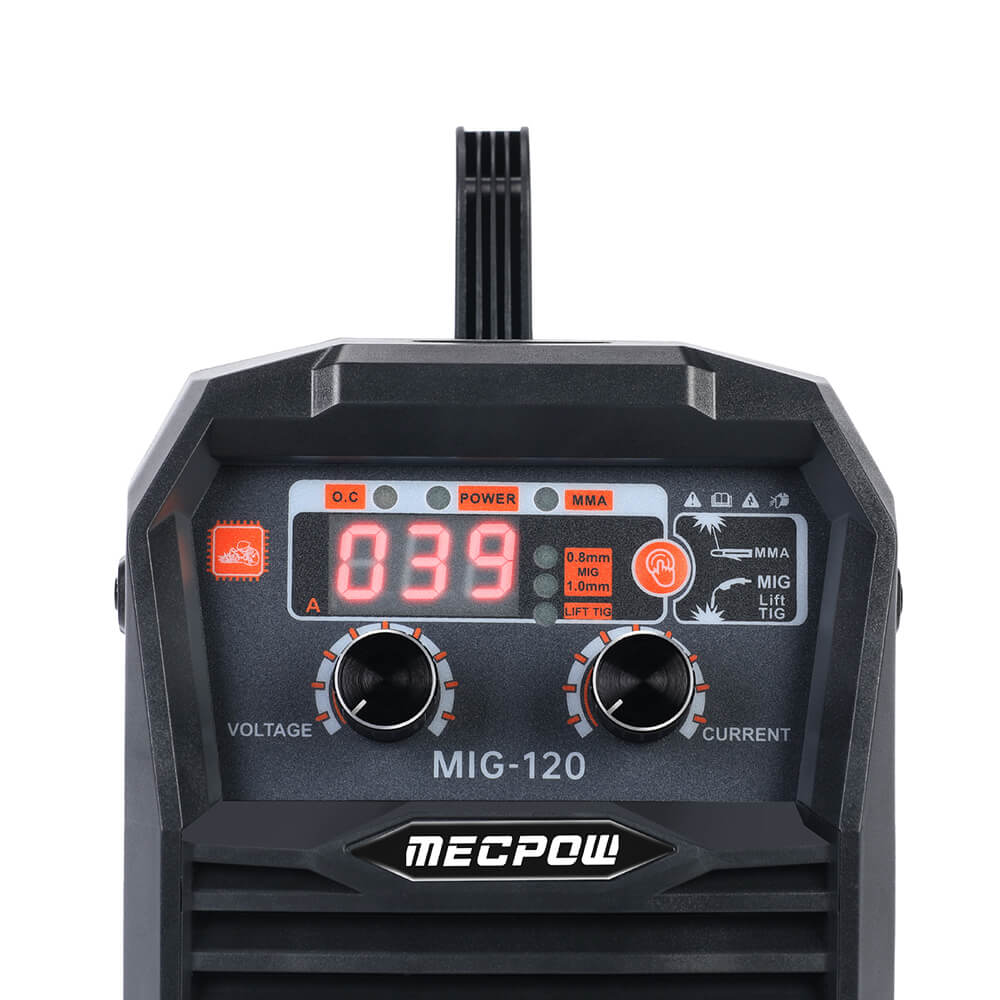 Mecpow MIG-120 Gasless Welding Machine 220V MIG/MMA/LIFT TIG 3 in 1 ...
