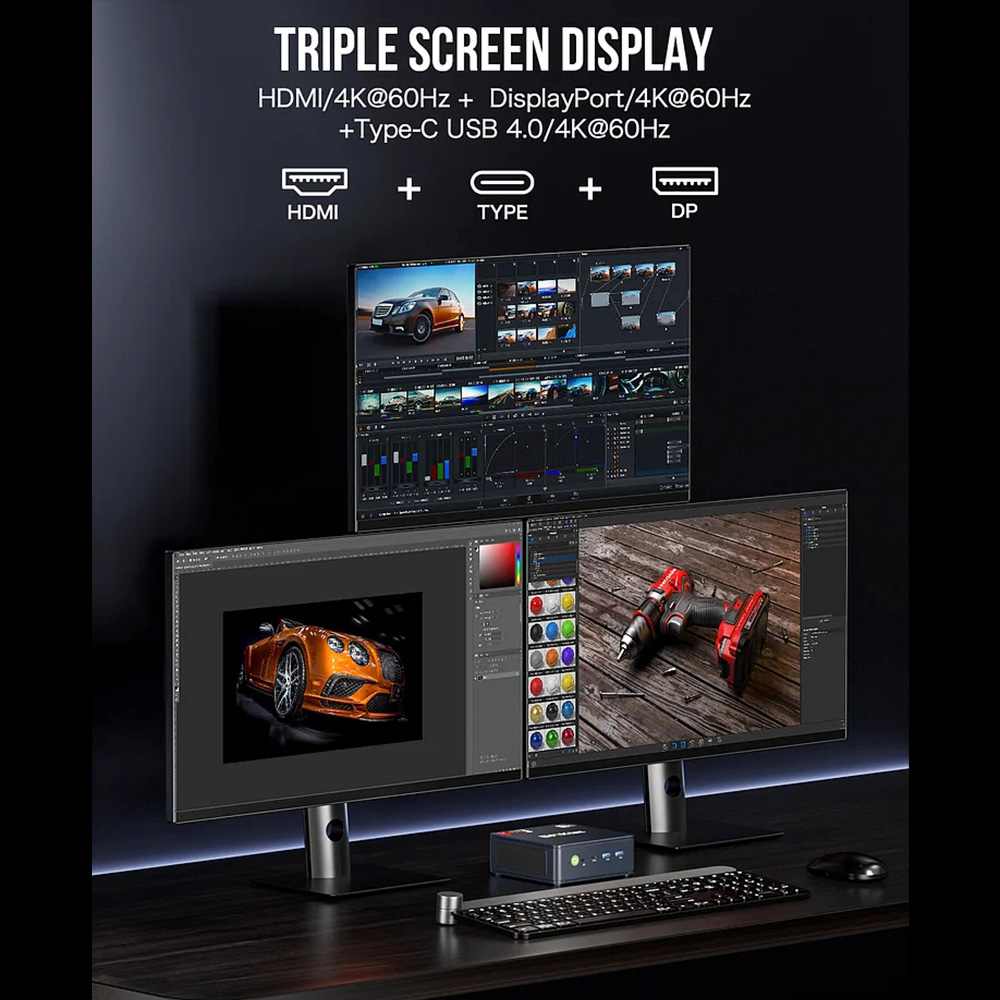 GMKtec M6 Mini PC 32GB+1TB