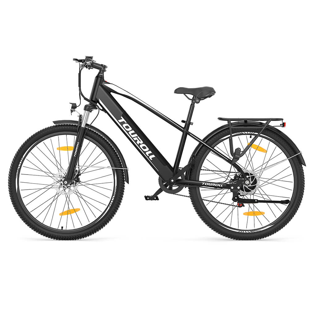 Touroll J1 27.5 inch e-Bike 15.6Ah Battery Max 100km Range Black | Germany