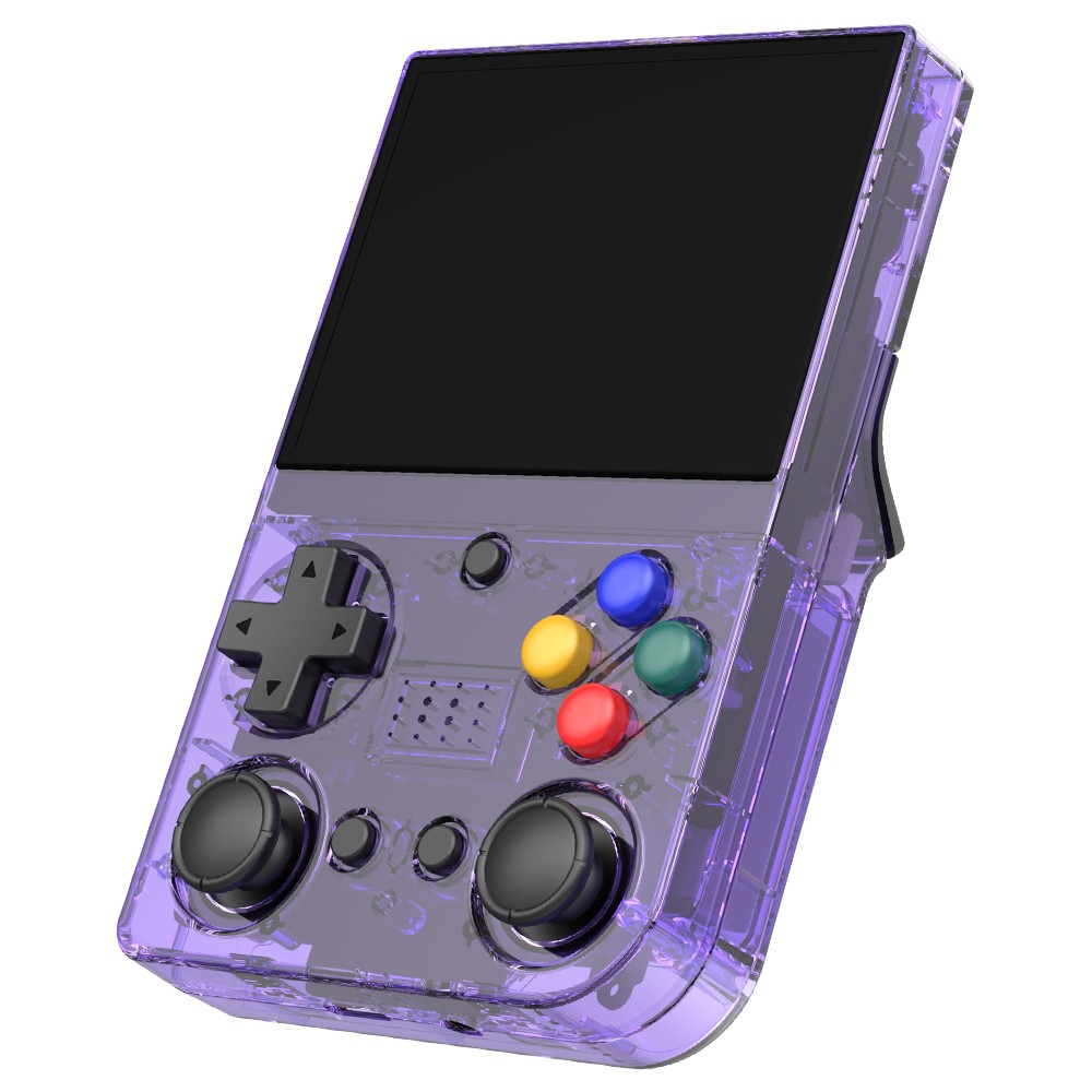 SJGAM M21 Retro Handheld 2GB + 64GB with 1219 Games 6-8Hours Platime Purple