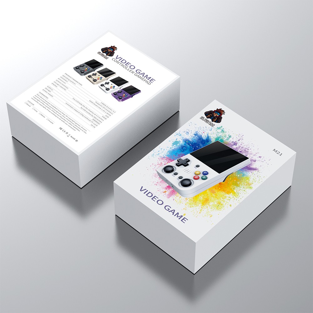 SJGAM M21 Retro Handheld Game Console 2GB + 64GB with 1219 Games 6 ...