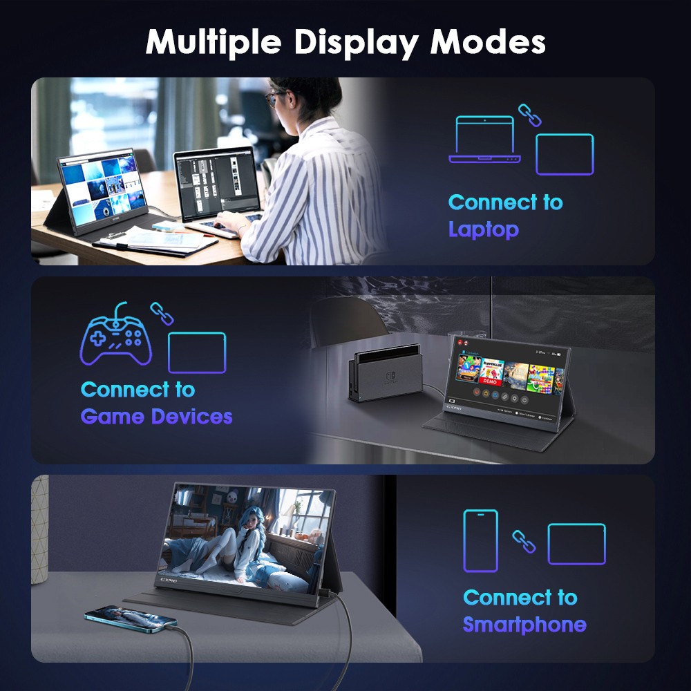 GXMO G156F Portable Monitor 15.6in IPS Screen