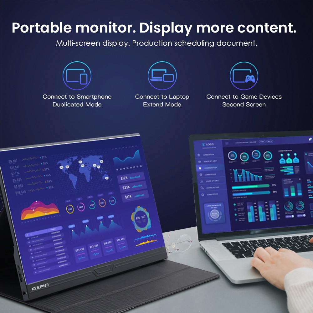 GXMO G156F Portable Monitor 15.6in IPS Screen