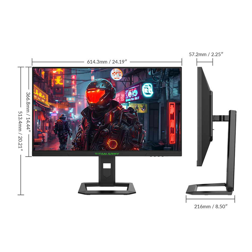 TITAN ARMY P2710S 16:9 Fast IPS QHD 240Hz Gaming-Monitor
