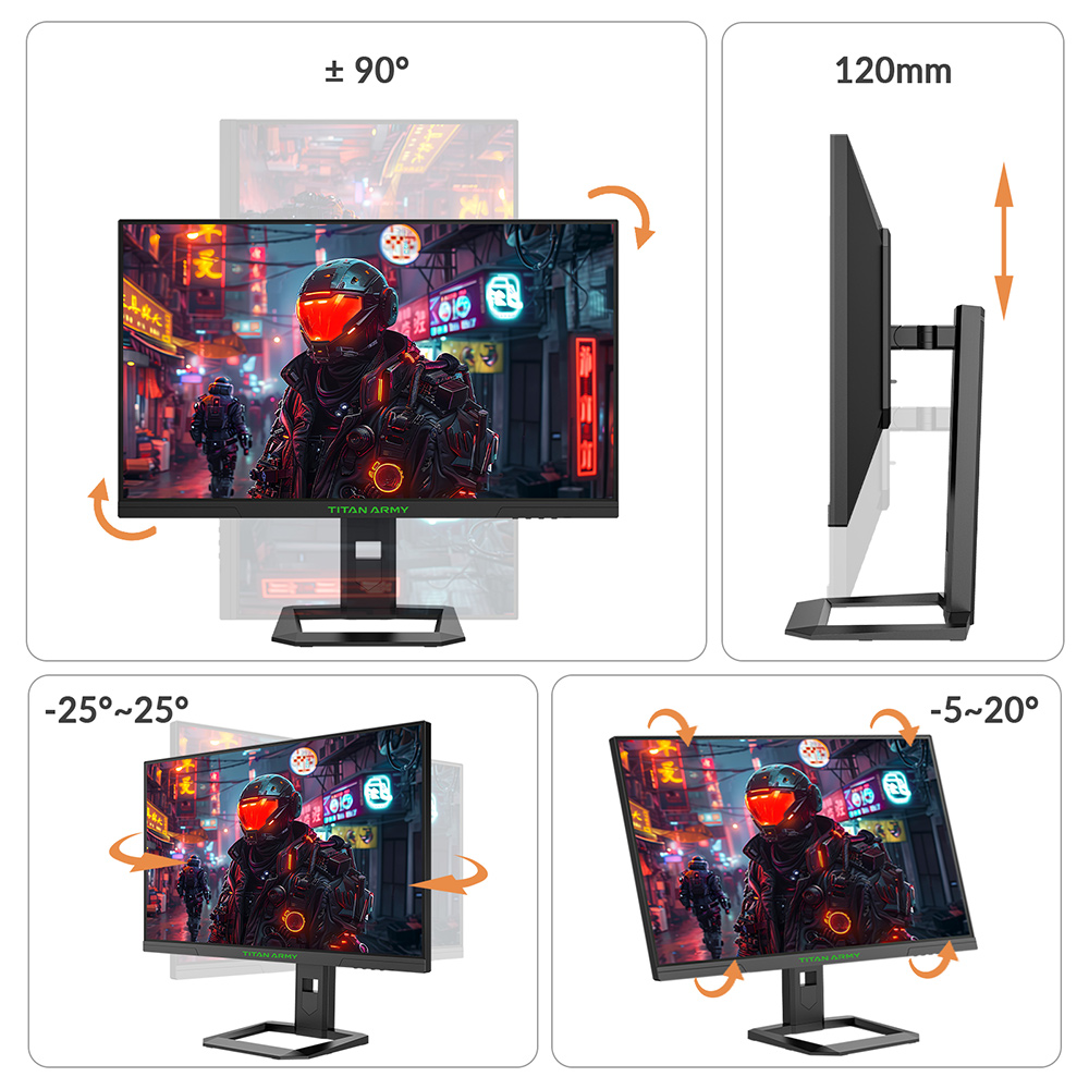 TITAN ARMY P2710S 16:9 Fast IPS QHD 240Hz Gaming-Monitor