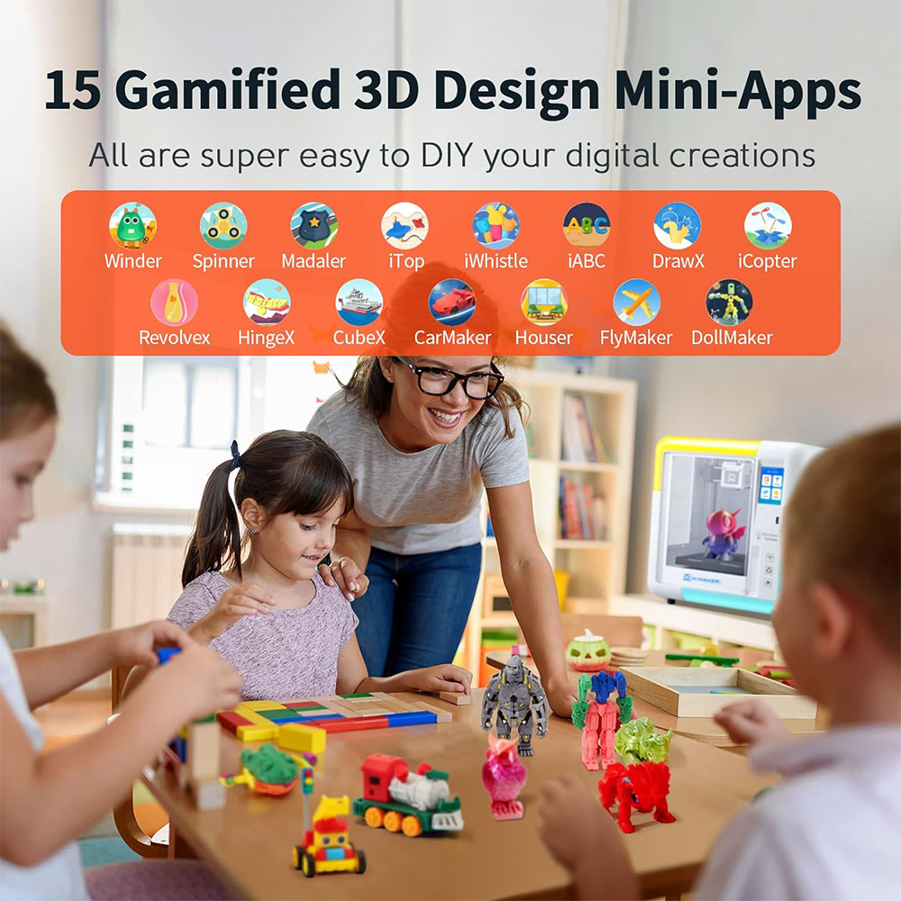 AOSEED X-MAKER 3D Printer for Kids and Beginner