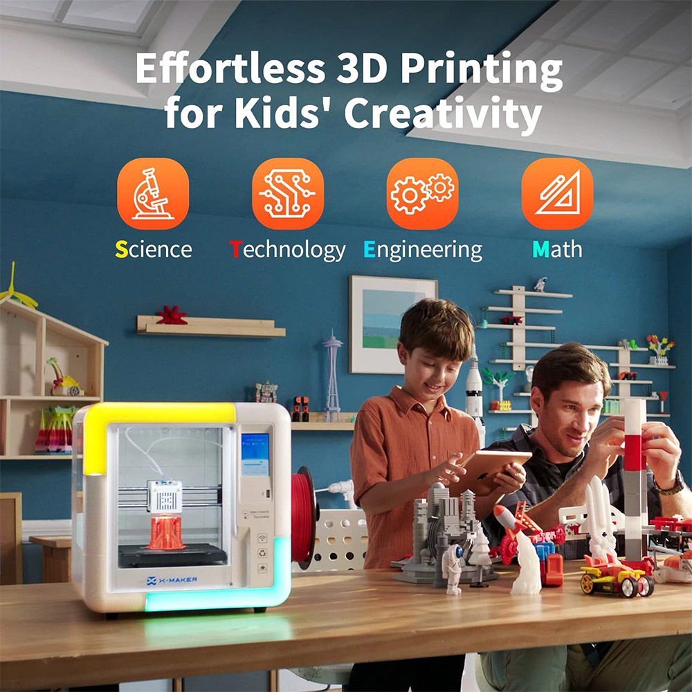 AOSEED X-MAKER 3D Printer for Kids and Beginner