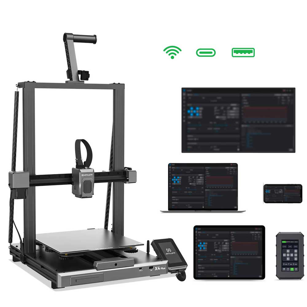 Artillery Sidewinder X4 Plus + 10 kg de filament PLA Artillery ...