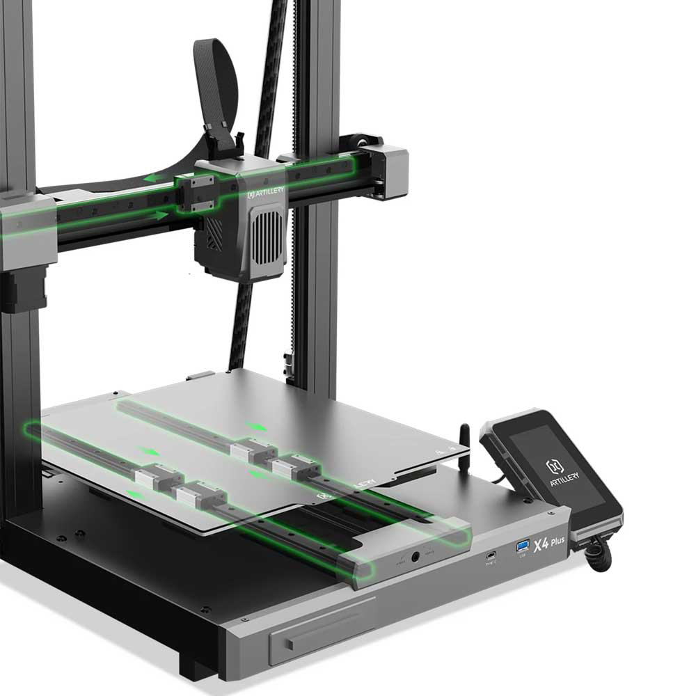 Artillery Sidewinder X4 Plus Fast 3D Printer 300*300*400mm | Europe