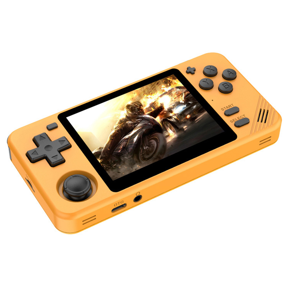 Powkiddy RGB10X Handheld Game Console 64GB Yellow