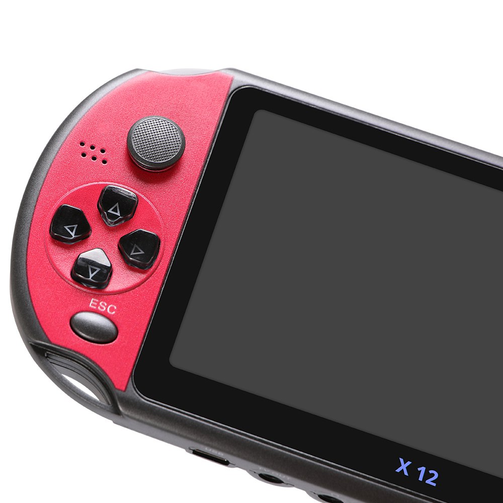 X12 Retro Handheld Game Console Red Blue