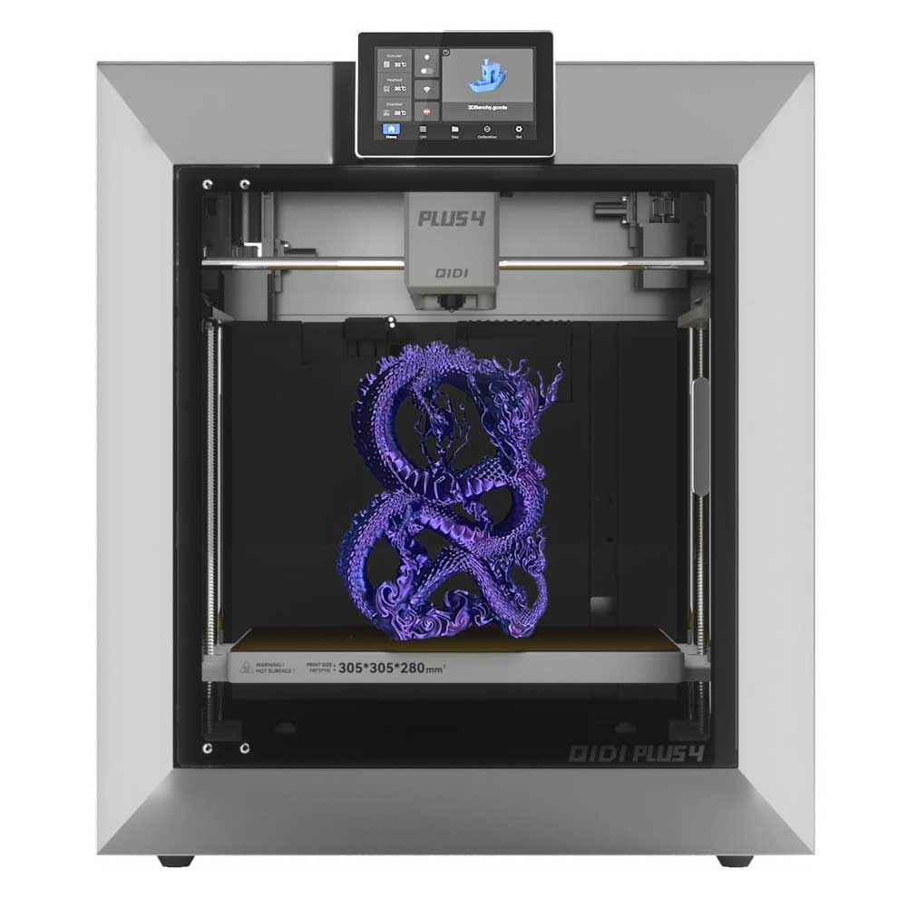 QIDI TECH PLUS4 3D Printer 600mm/S , 370℃ Nozzle, Supports Multicolor ...