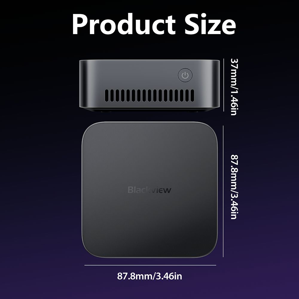 Blackview MP80 Mini PC 16+512GB