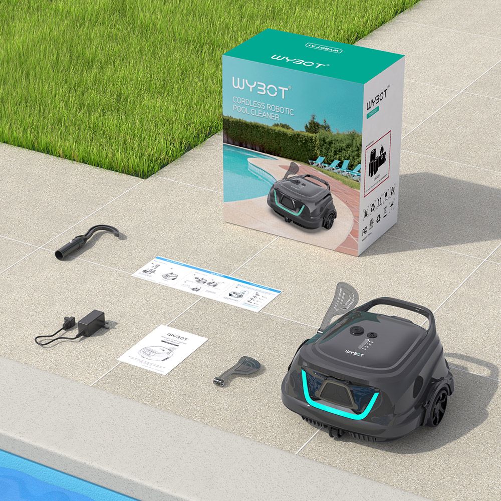 WYBOT A1 Cordless Pool Robot Vacuum Black | Germany