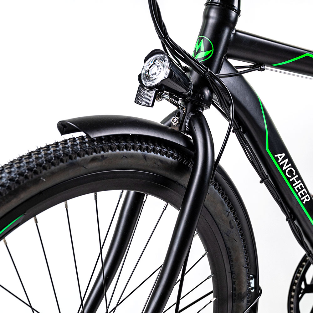 ANCHEER AM26 Electric Bike 250W 36V 10Ah Battery Green