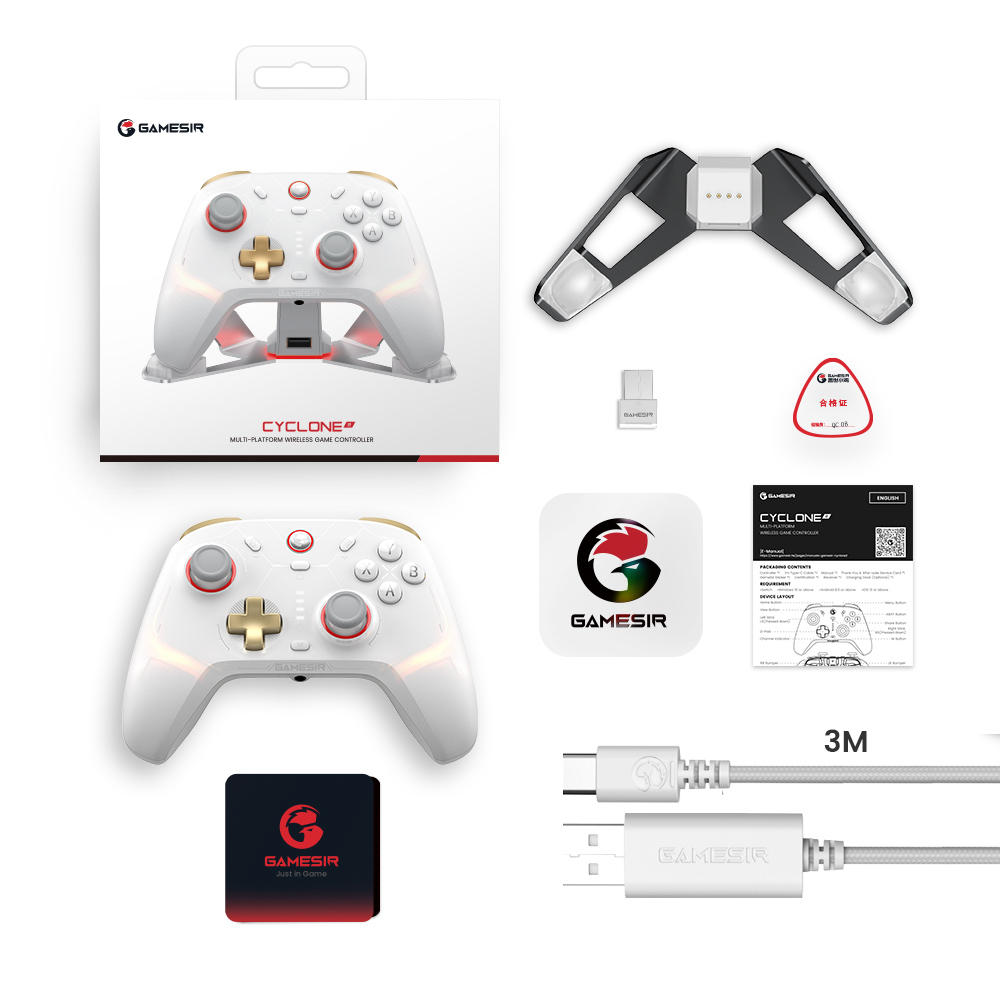 GameSir Cyclone 2 Game Controller White Bundle Edition | Poland