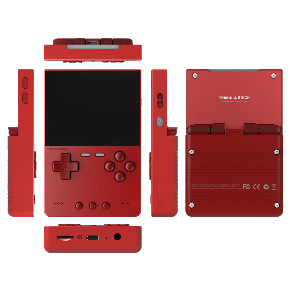 TRIMUI Brick Handheld Game Console Red