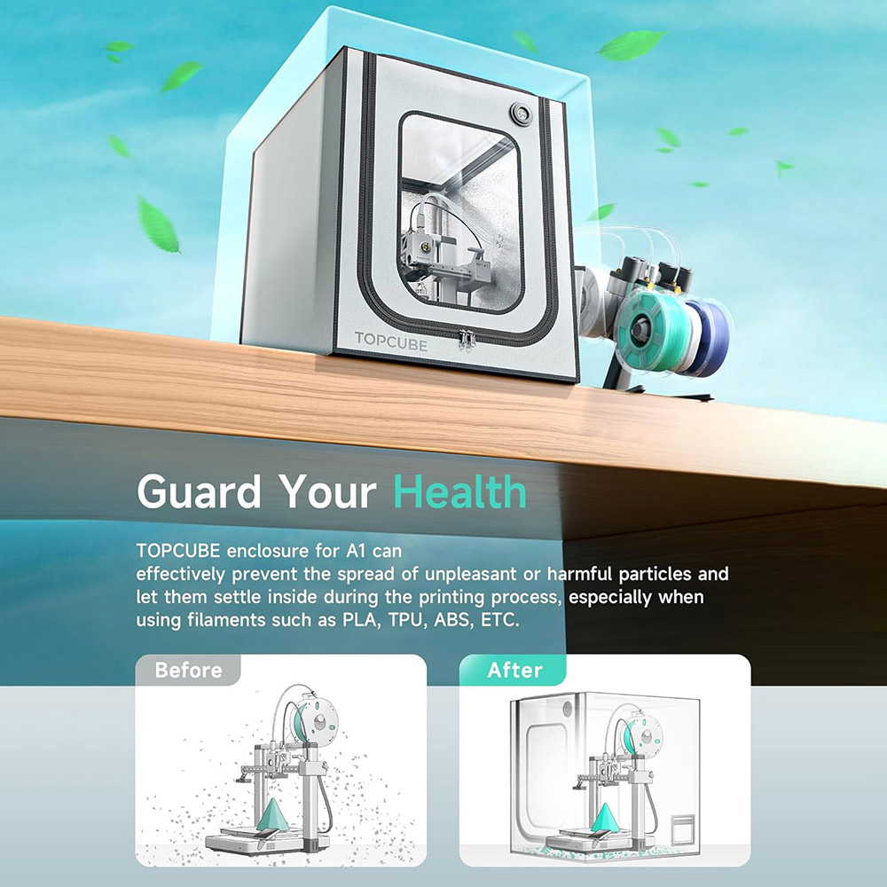 TopCube 550x670x600mm Enclosure for Bambu Lab A1 | United States