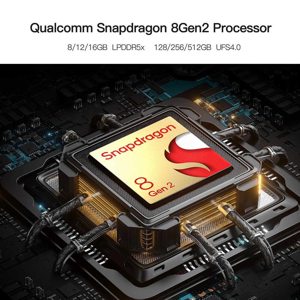 AYN Odin 2 Handheld Game Console 12GB+256GB Clear Blue