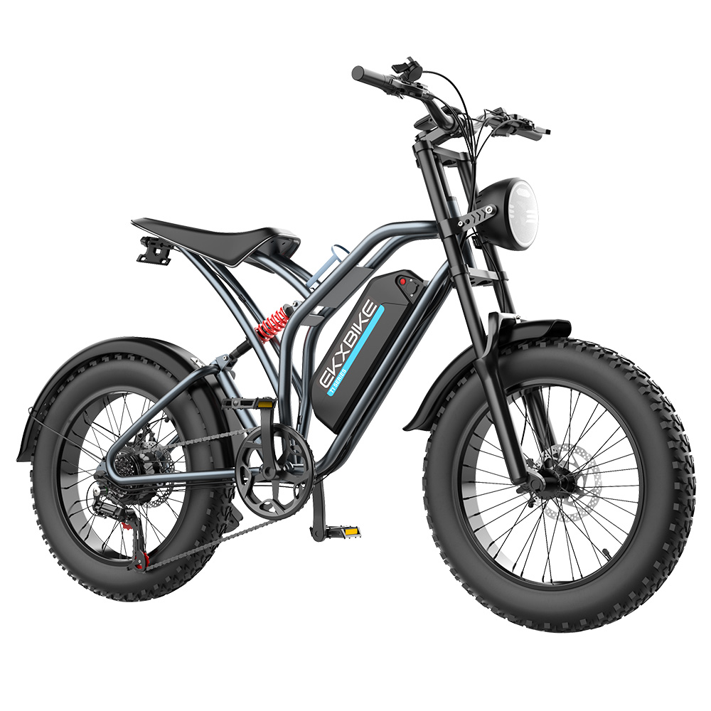 EKXBIKE T1 Electric Bike 1000W 48V 20AH