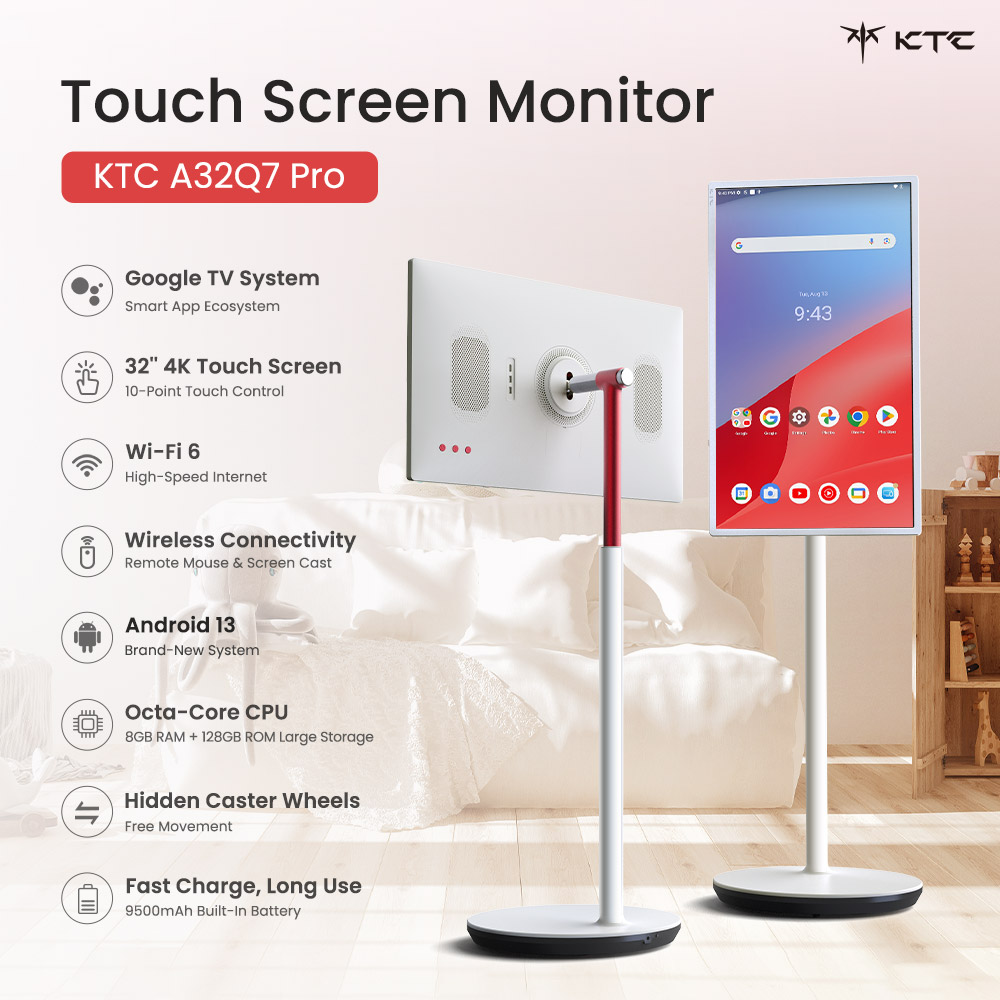 KTC A32Q7 Pro 32 inch Touchscreen Mobile Monitor | Germany
