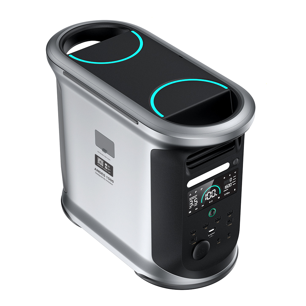 Ampace Andes 1500 Tragbare Powerstation mit 1462 Wh LiFePO4 - Batterie