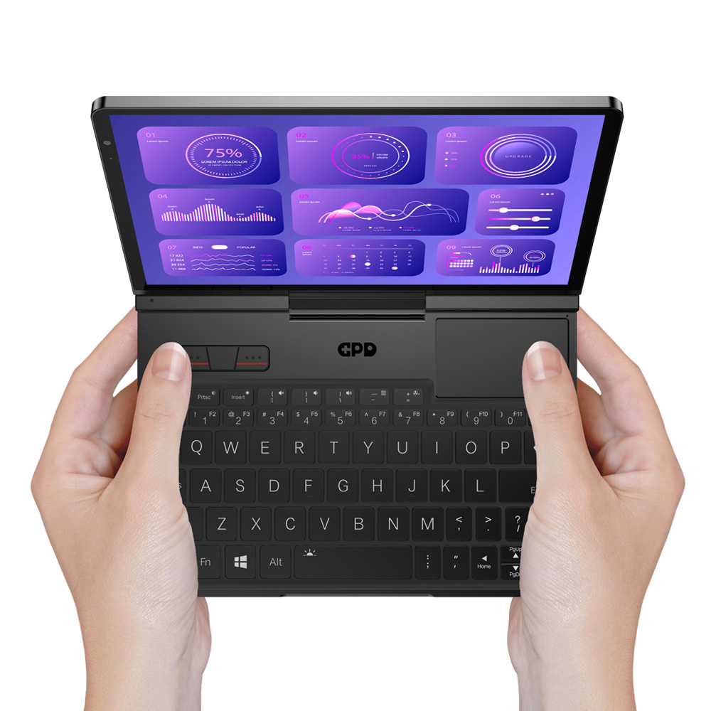 GPD Pocket 4 Handheld Laptop AI 9 HX 370 32GB+2TB US Plug