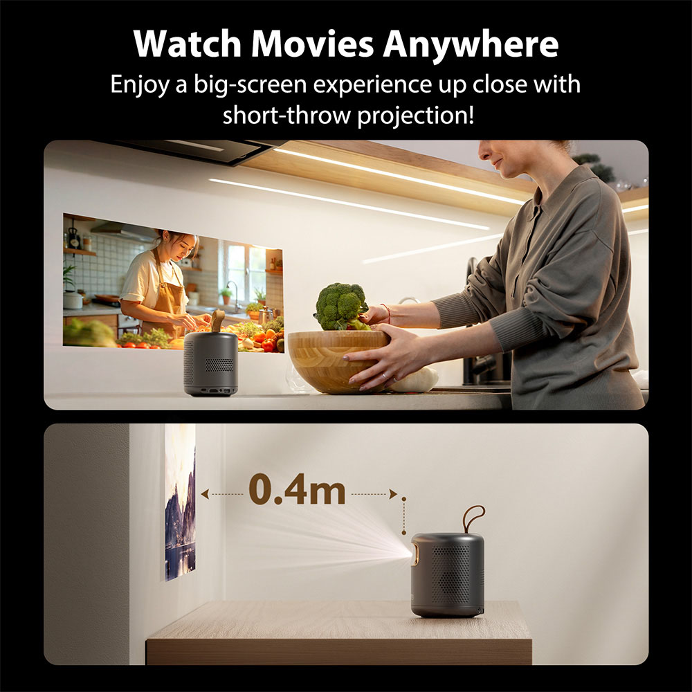 [Google TV Certified] ETOE Dolphin 500 ANSI DLP Projector | Poland
