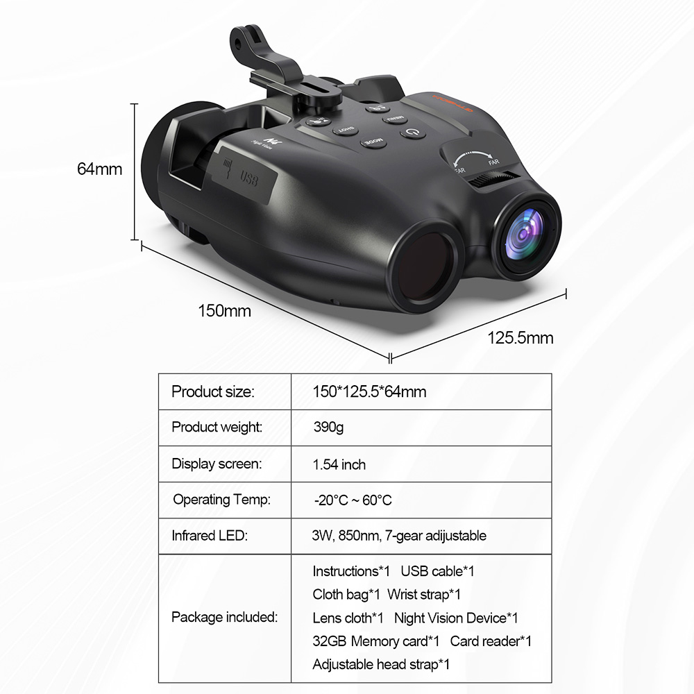 GTMEDIA N4 Night Vision Binoculars | Europe