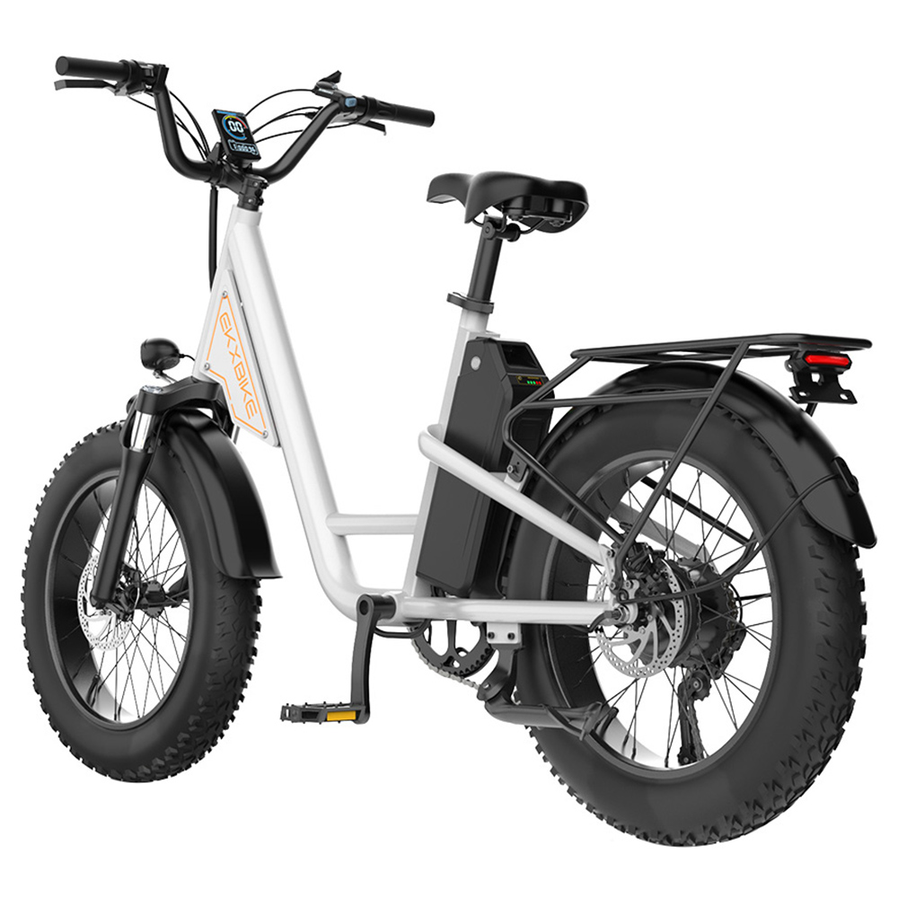 EKXBIKE L1 Electric Bike 1000W 48V 15.6Ah White