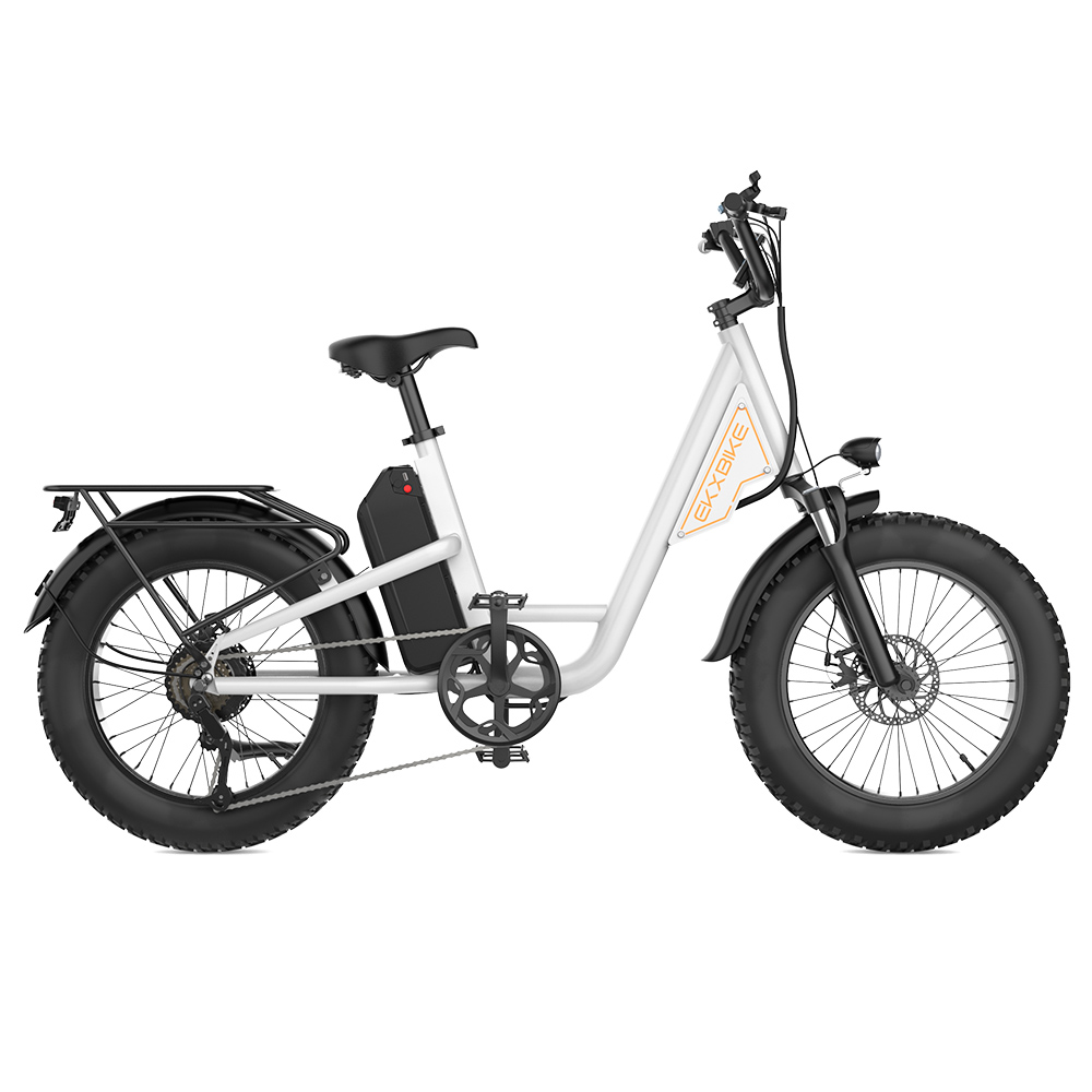 EKXBIKE L1 Electric Bike 1000W 48V 15.6Ah White