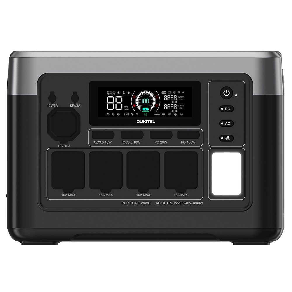 OUKITEL P1000 PLUS Portable Power Station 1024Wh + PV400 Solar Panel