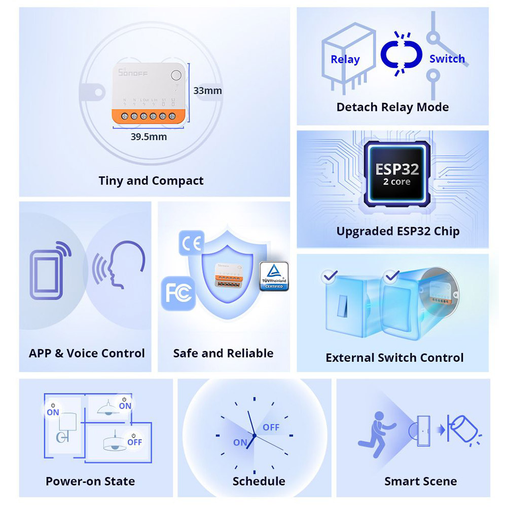 SONOFF MINI R4 Extreme WiFi Smart Switch
