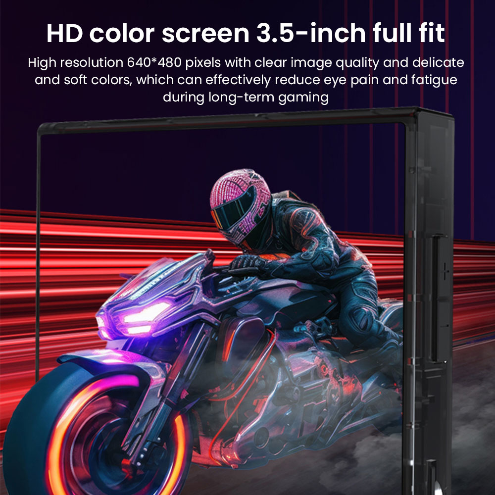 R36 Pro Handheld Game Console 64GB Black