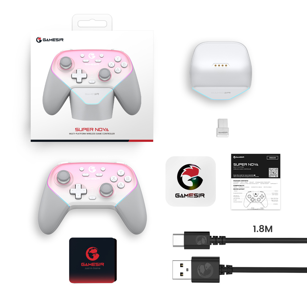 GameSir Super Nova Gaming Controller Pink